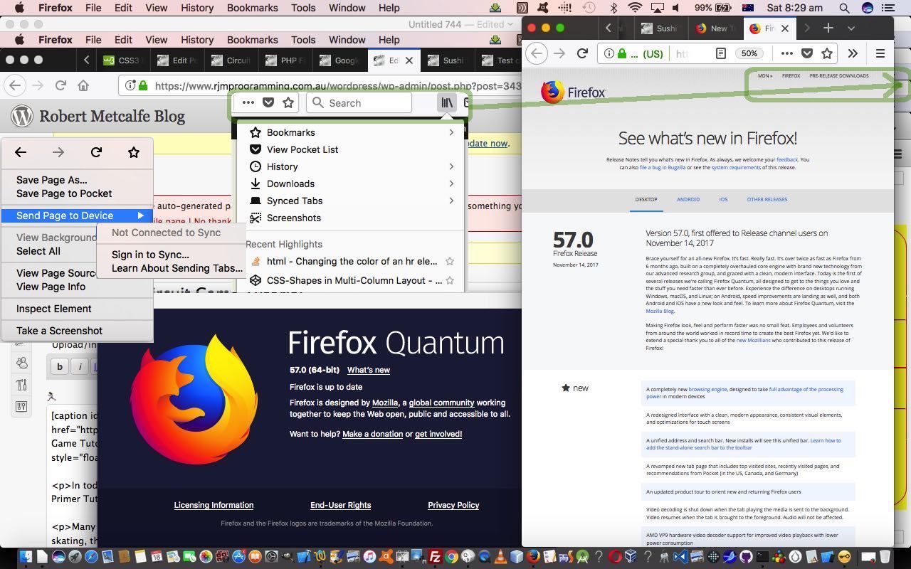 Firefox Quantum Web Browser Primer Tutorial | Robert James Metcalfe Blog Firefox Quantum Web Browser Primer Tutorial | Robert James Metcalfe Blog