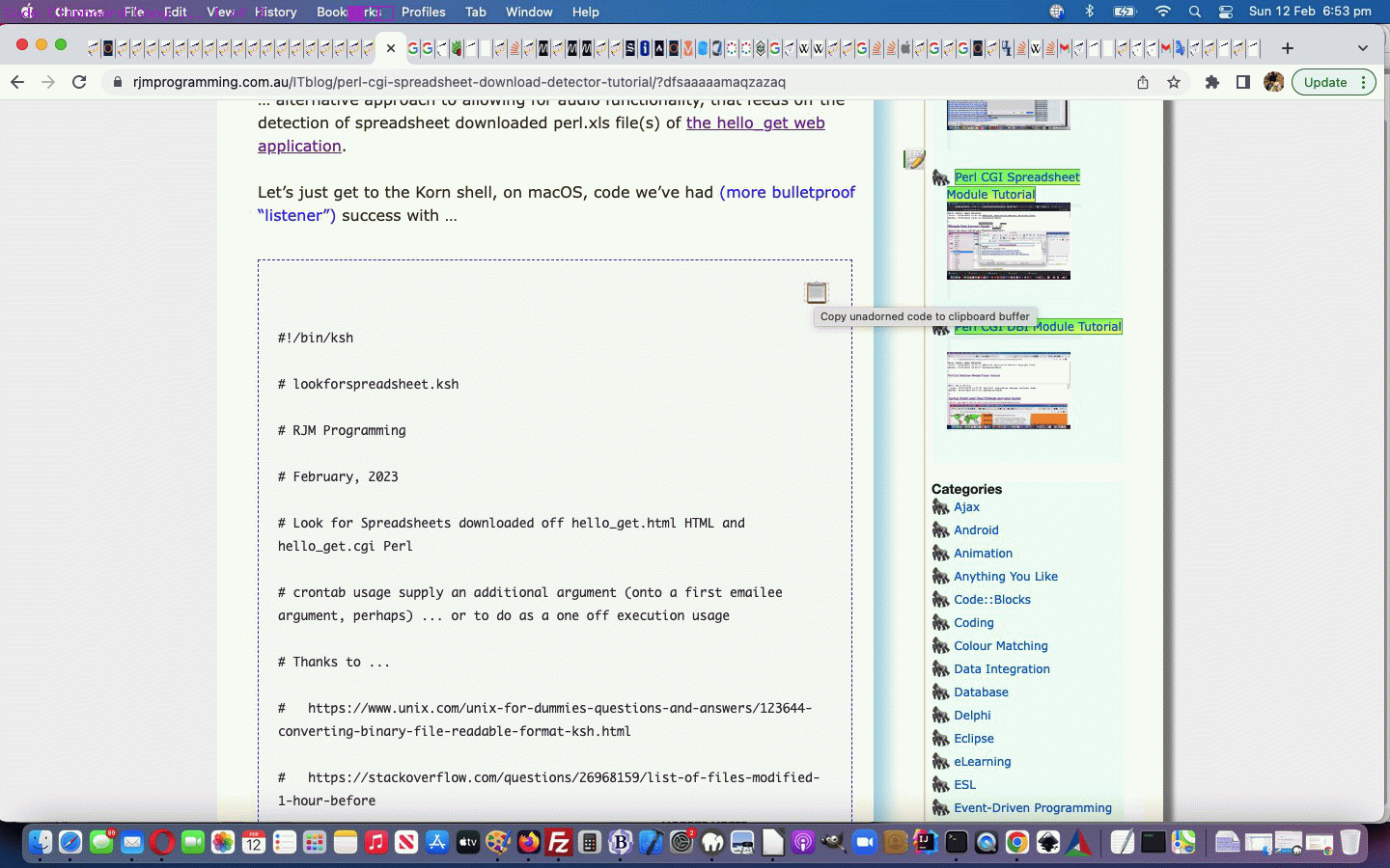 WordPress Blog Code Element Clipboard Copy Primer Tutorial Robert 
