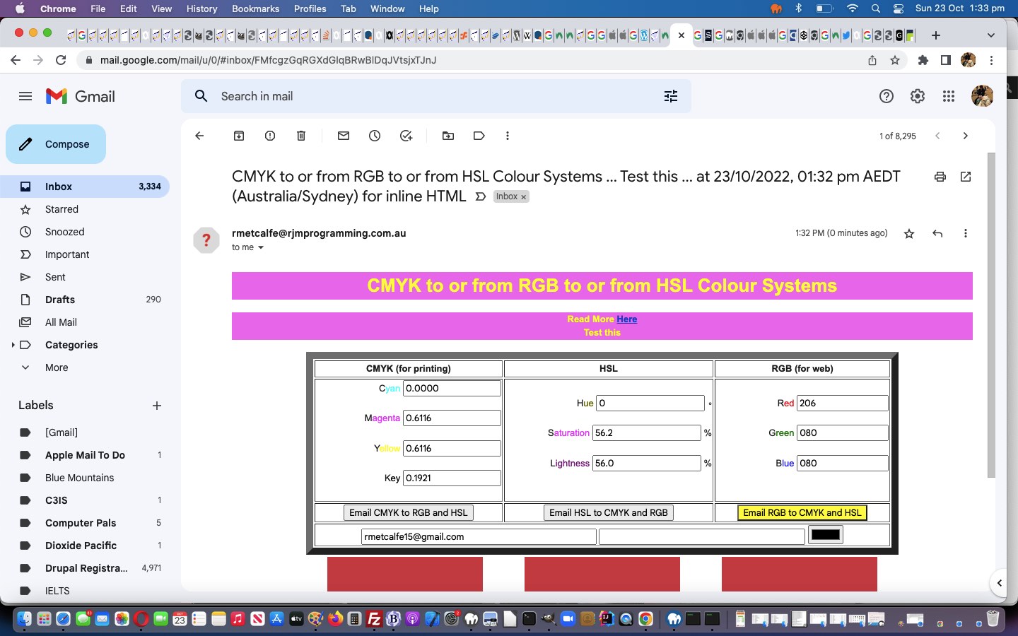Php Inline Html Gmail Duplicate Header Field Troubleshooting Tutorial Robert James Metcalfe Blog