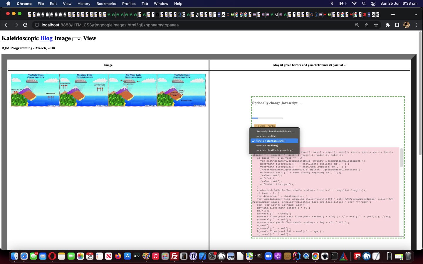 User Interactive Entry Dynamically Controlled Javascript Primer Tutorial Robert James Metcalfe