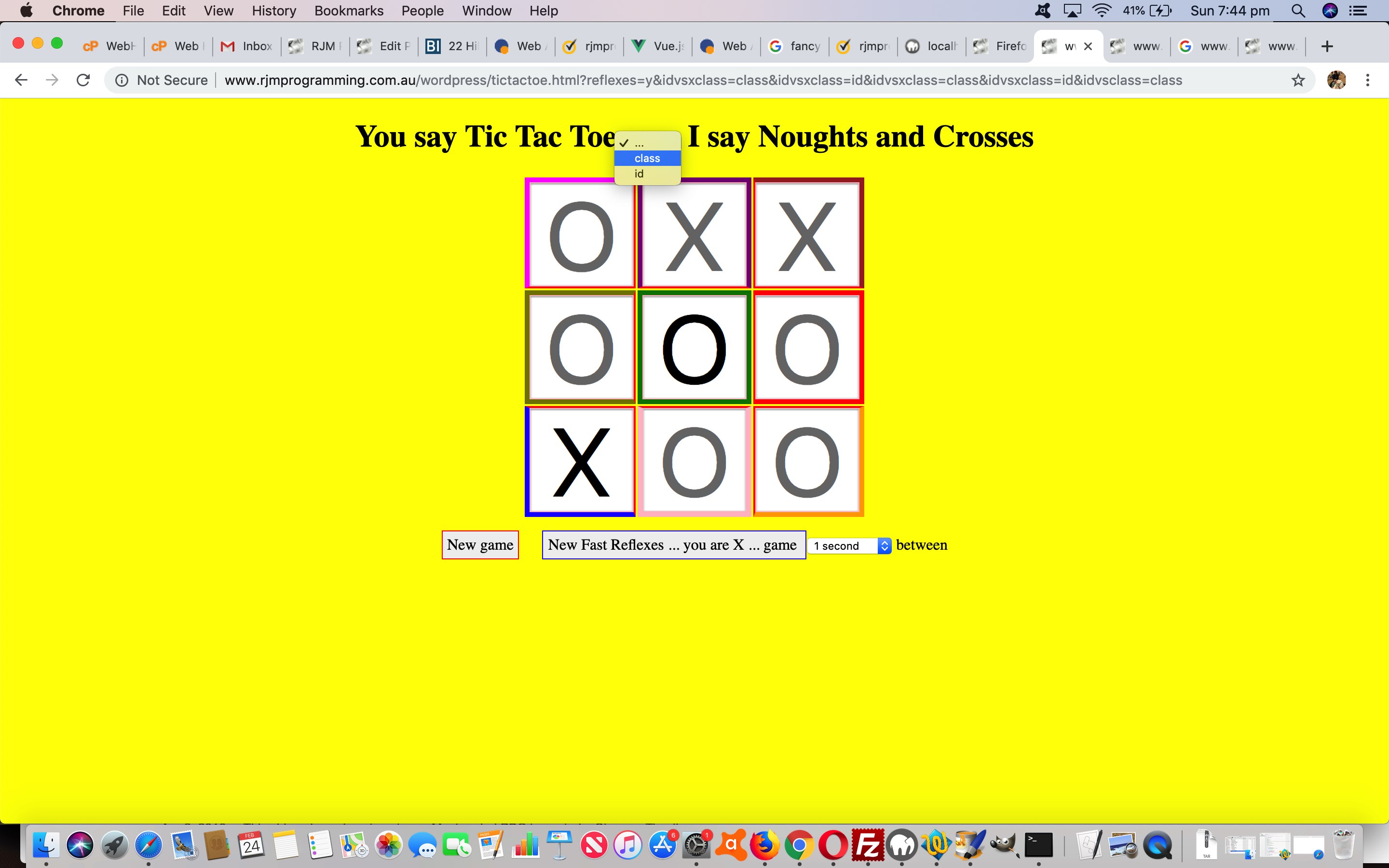 Tic Tac Toe Class Tutorial Robert James Metcalfe Blog 7804