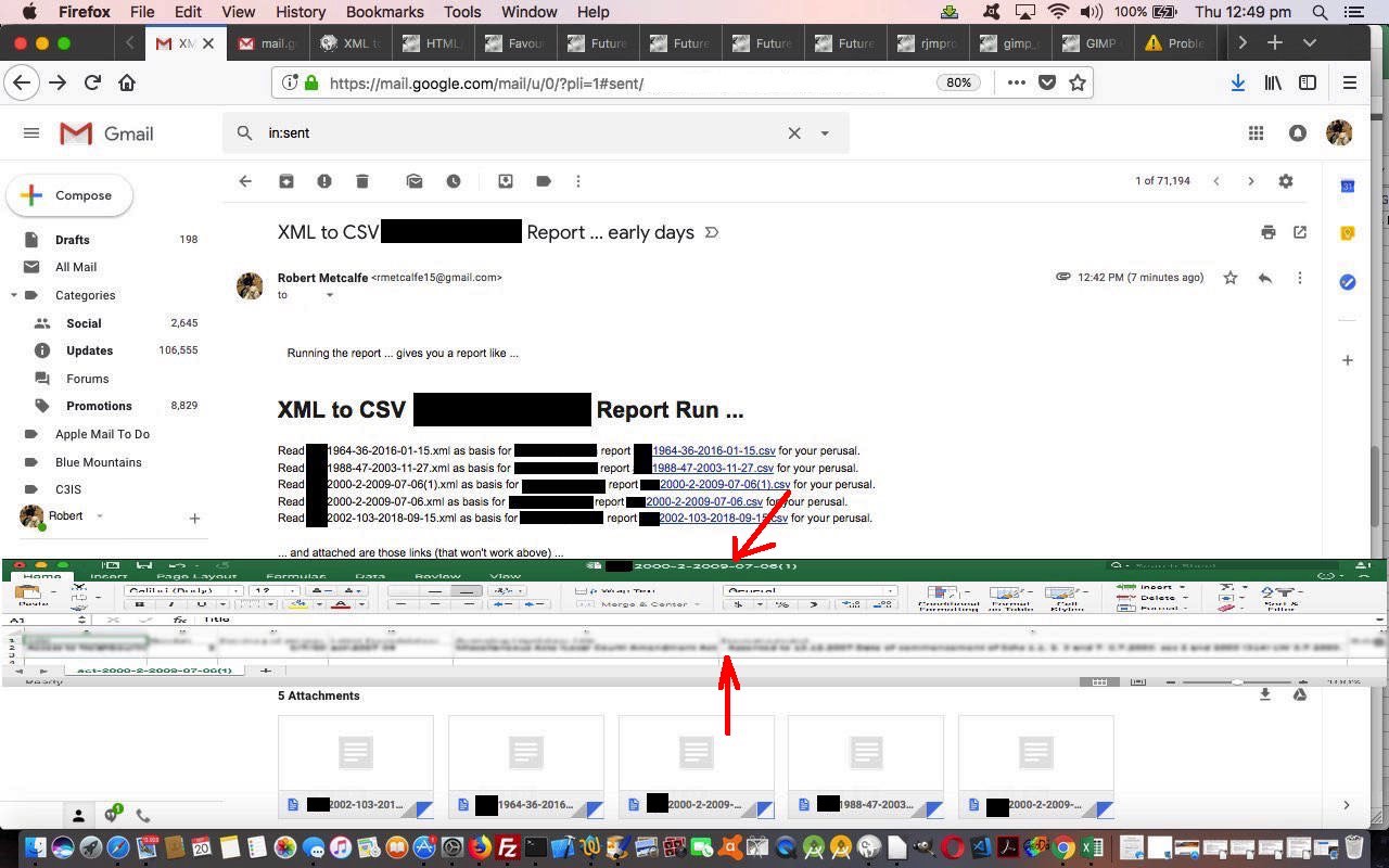 XML To CSV Report Primer Tutorial Robert James Metcalfe Blog